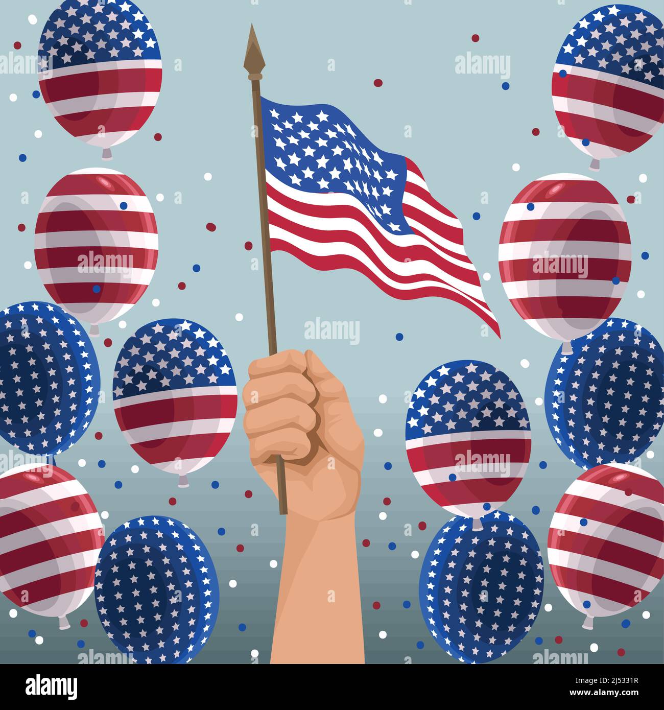 usa celebration poster Stock Vector Image & Art - Alamy