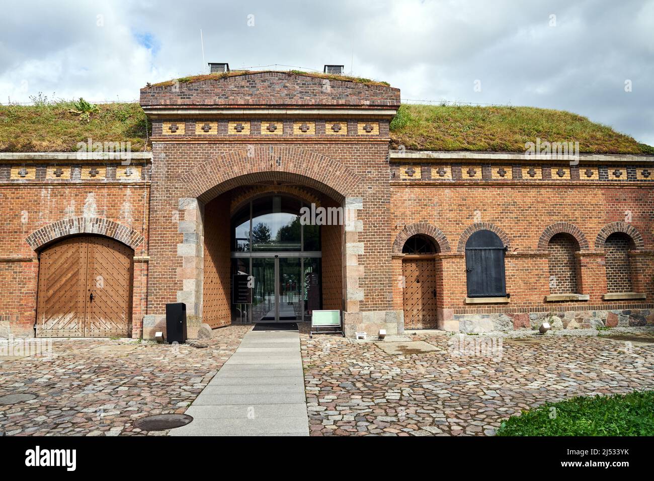 The gate of the historic Prussian fort in Poznan Stock Photo - Alamy