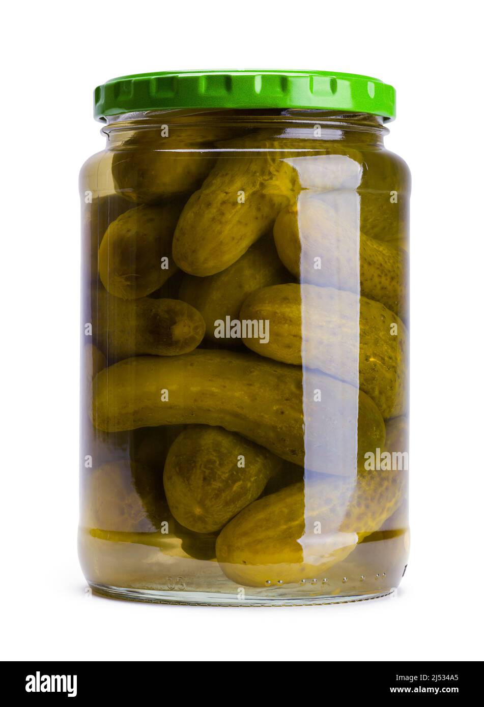 Large Jar of Pickles Cut Out on White Stock Photo - Alamy
