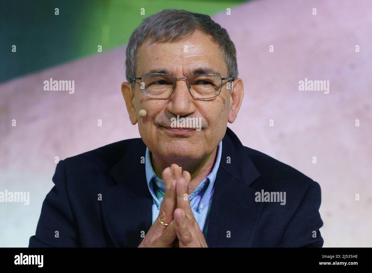 The Turkish writer Orhan Pamuk during his participation in the ...