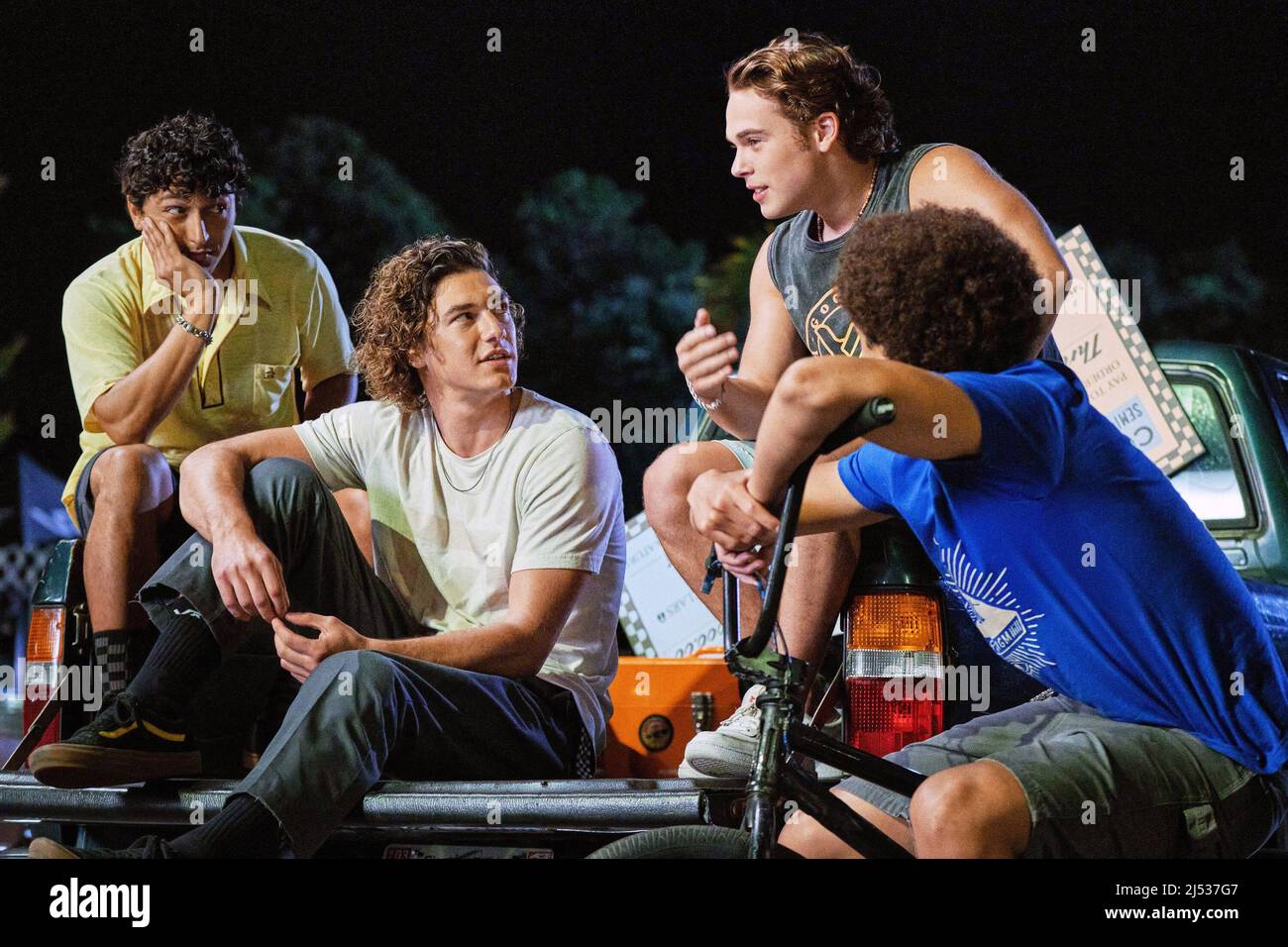 ALONG FOR THE RIDE, from left: Paul Karmiryan, Belmont Cameli, Ricardo ...