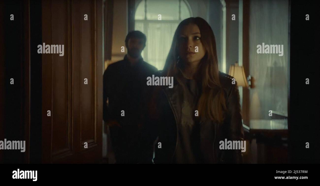 THE CELLAR, from left: Eoin Macken, Abby Fitz, 2022. © Shudder ...