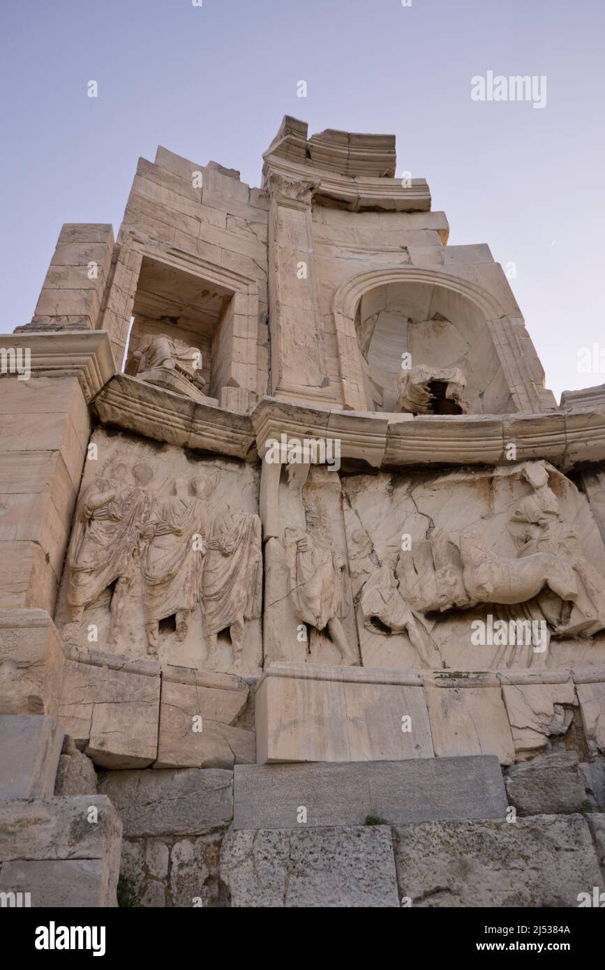 Views of the ancient Acropolis archaeological site in Athens, Greece,Europe Stock Photo - Alamy