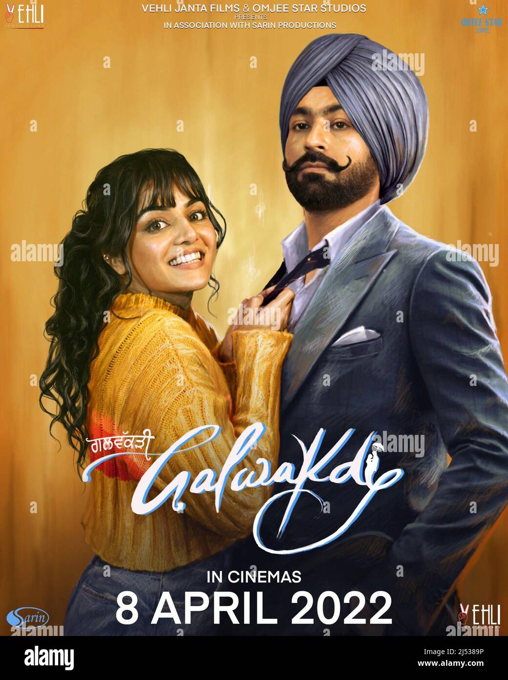 GALWAKDI, poster, from left: Tarsem Jassar, B.N. Sharma, 2022. © Omjee ...