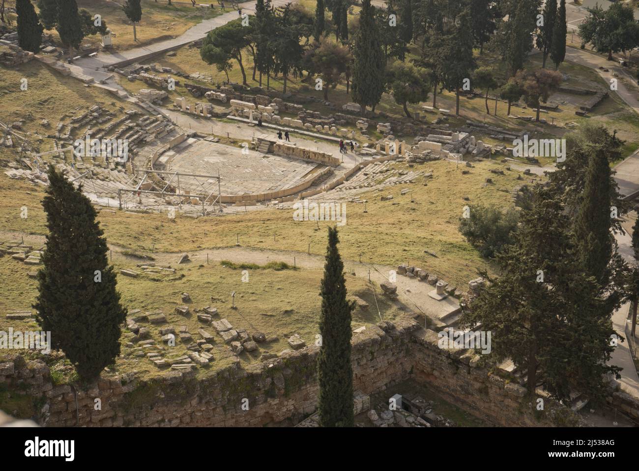 Views of the ancient Acropolis archaeological site in Athens, Greece,Europe Stock Photo - Alamy