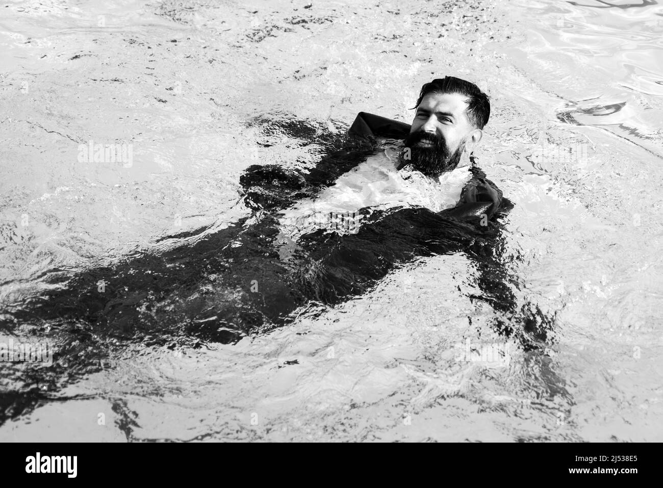 Happy business man office worker feeling excitement celebrates career ...