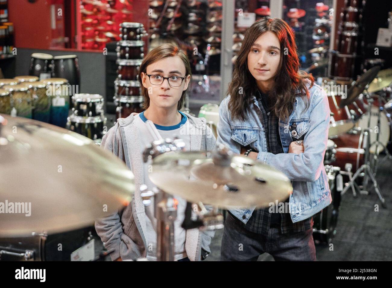 METAL LORDS, from left: Jaeden Martell, Adrian Greensmith, 2022. ph ...
