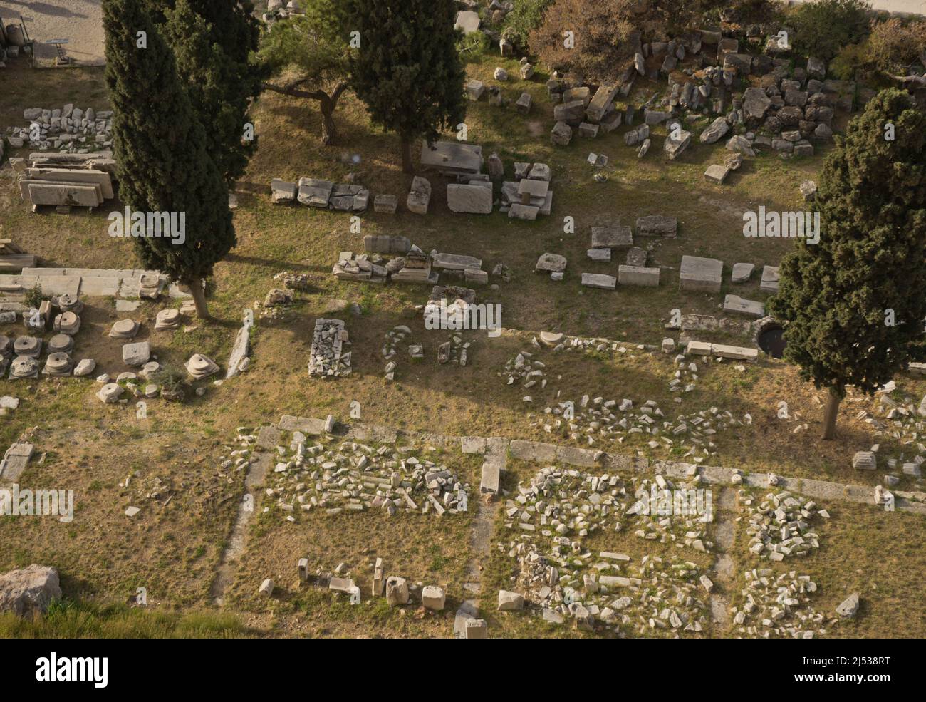 Views of the ancient Acropolis archaeological site in Athens, Greece,Europe Stock Photo - Alamy
