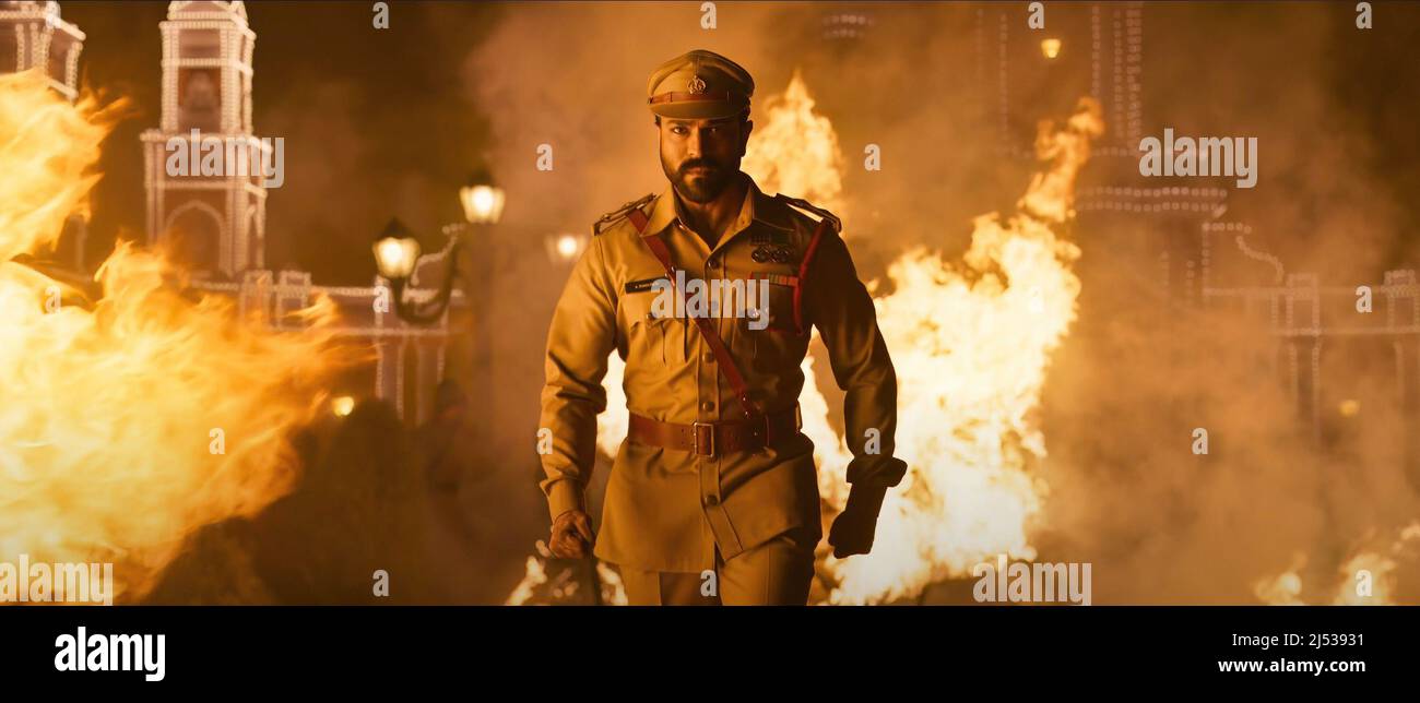 RRR, (aka RISE ROAR REVOLT), Ram Charan, 2022. © Raftar Creations ...