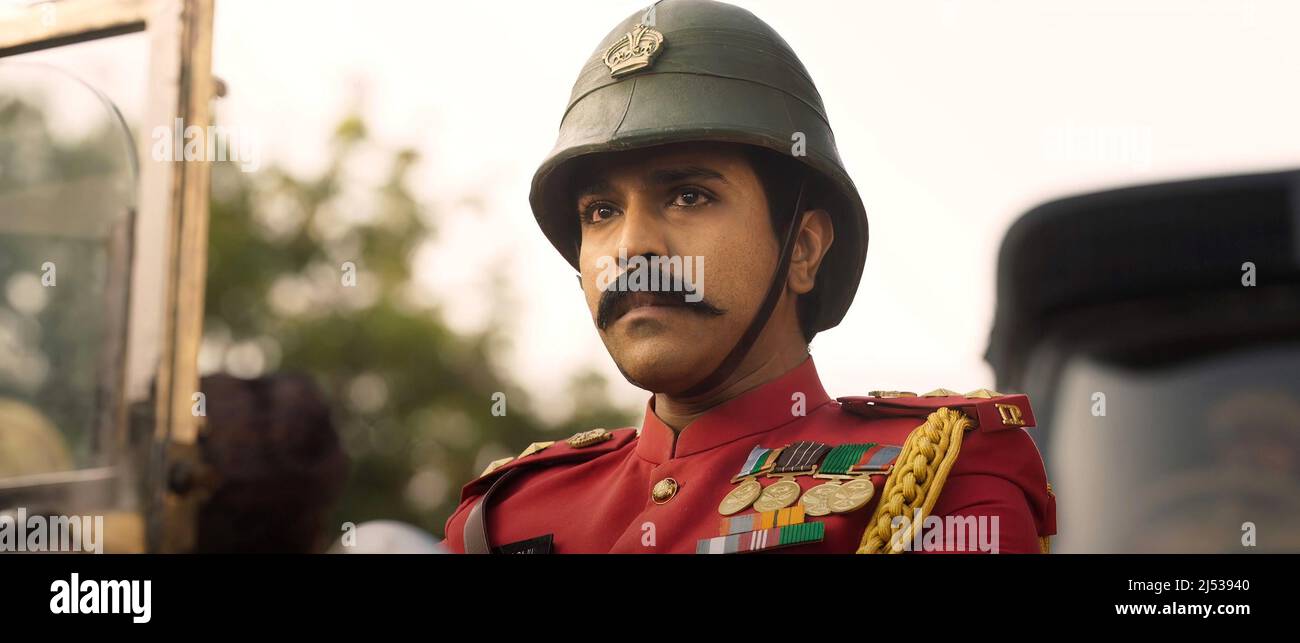 RRR, (aka RISE ROAR REVOLT), Ram Charan, 2022. © Raftar Creations ...