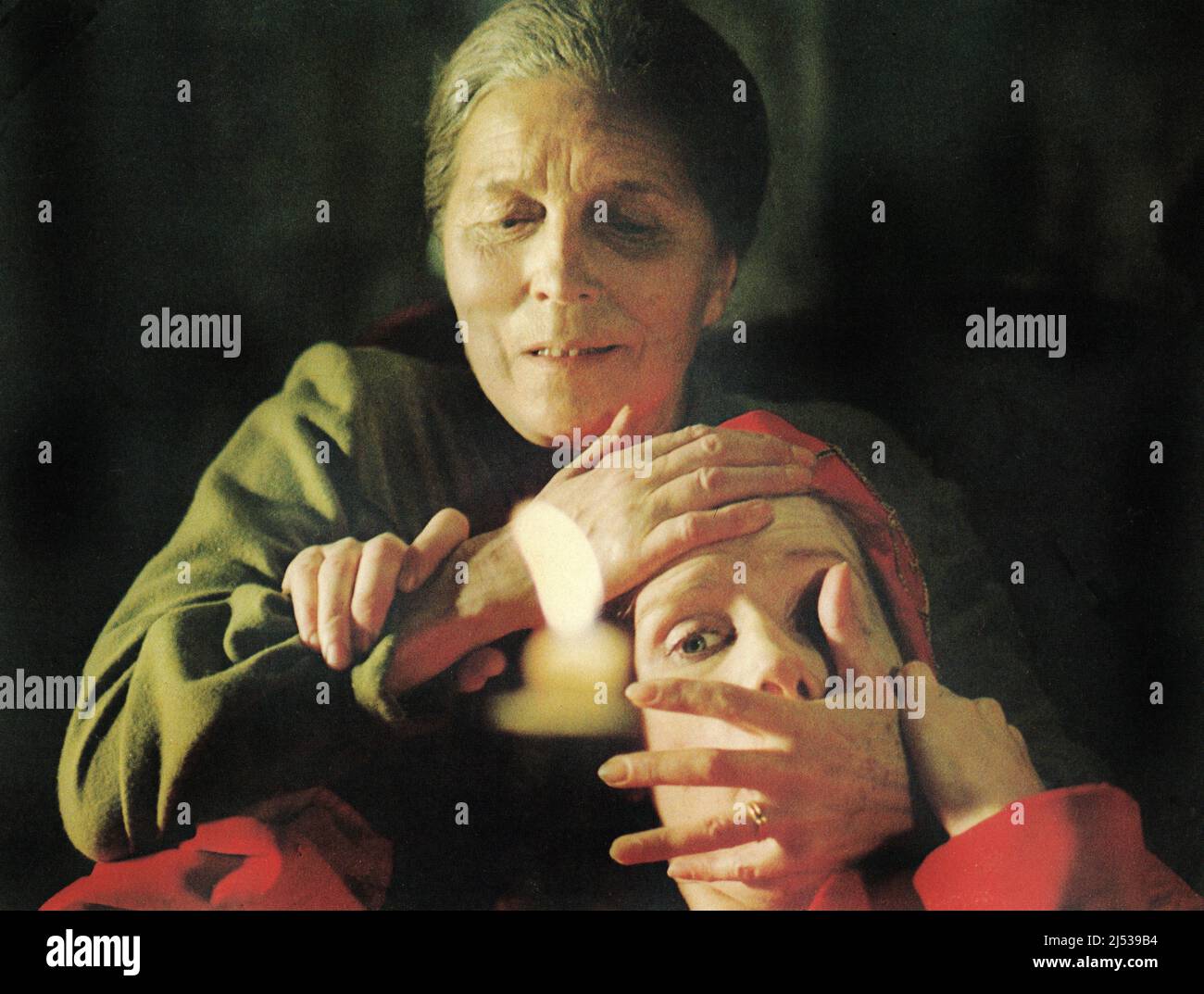 Marianne Aminoff, Liv Ullmann, on-set of the Swedish Film, "Face to ...