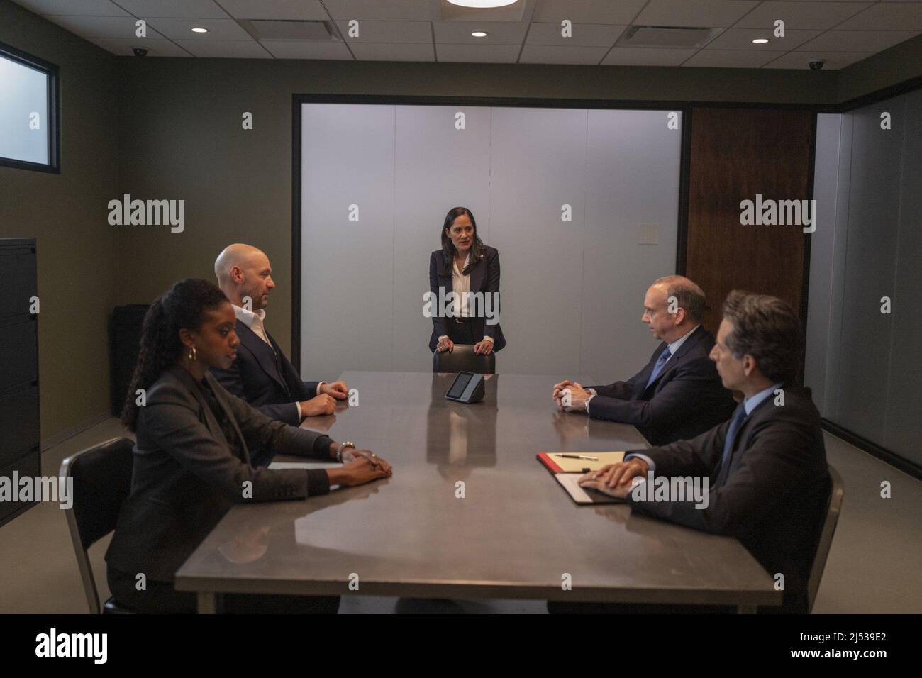 BILLIONS, from left: Condola Rashad, Corey Stoll, Sakina Jaffrey, Paul ...