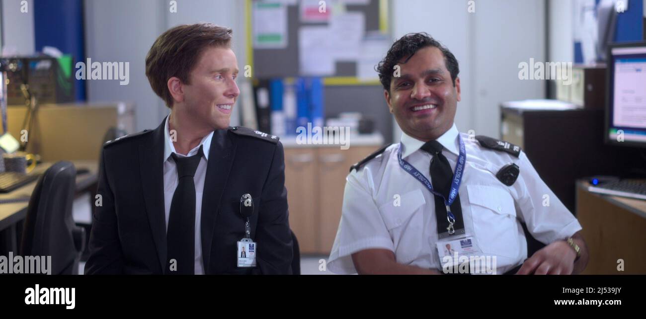 HARD CELL, from left: Catherine Tate, Peter Singh, (Season 1, ep. 3 ...