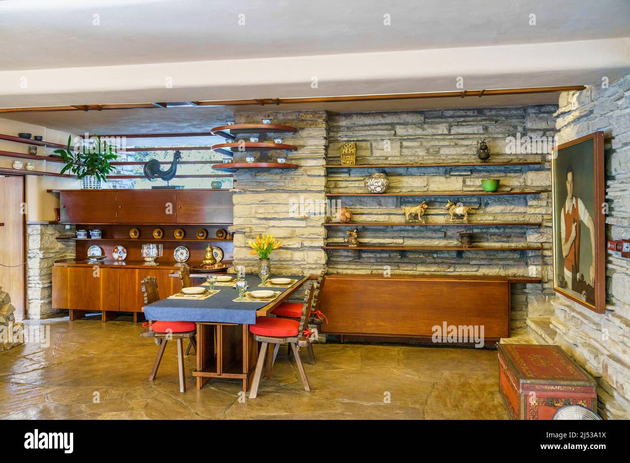 Falling Water House Interior Kitchen