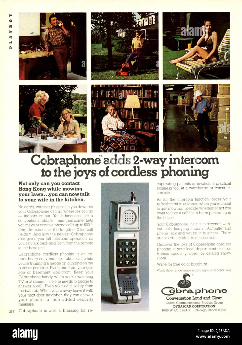 Vintage May 1982 "Playboy" Magazine Advert, USA Stock Photo - Alamy