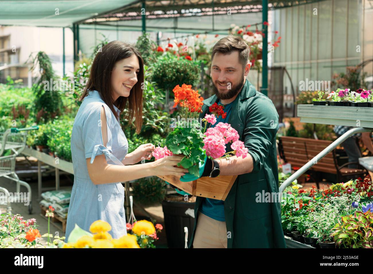 Greenhouse service helping help hi-res stock photography and images - Alamy