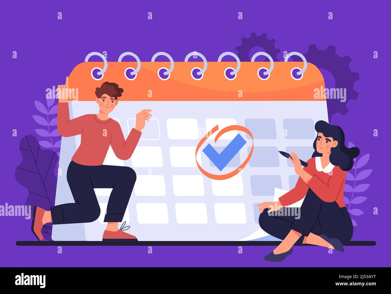 Concept done job, finished project, completed work Stock Vector Image ...