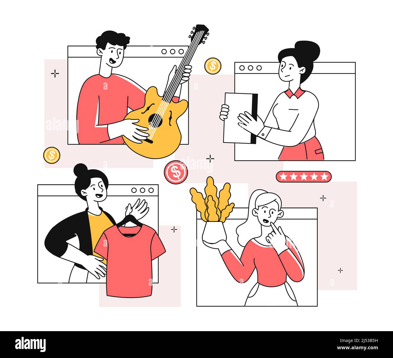 Second people Cut Out Stock Images & Pictures - Alamy