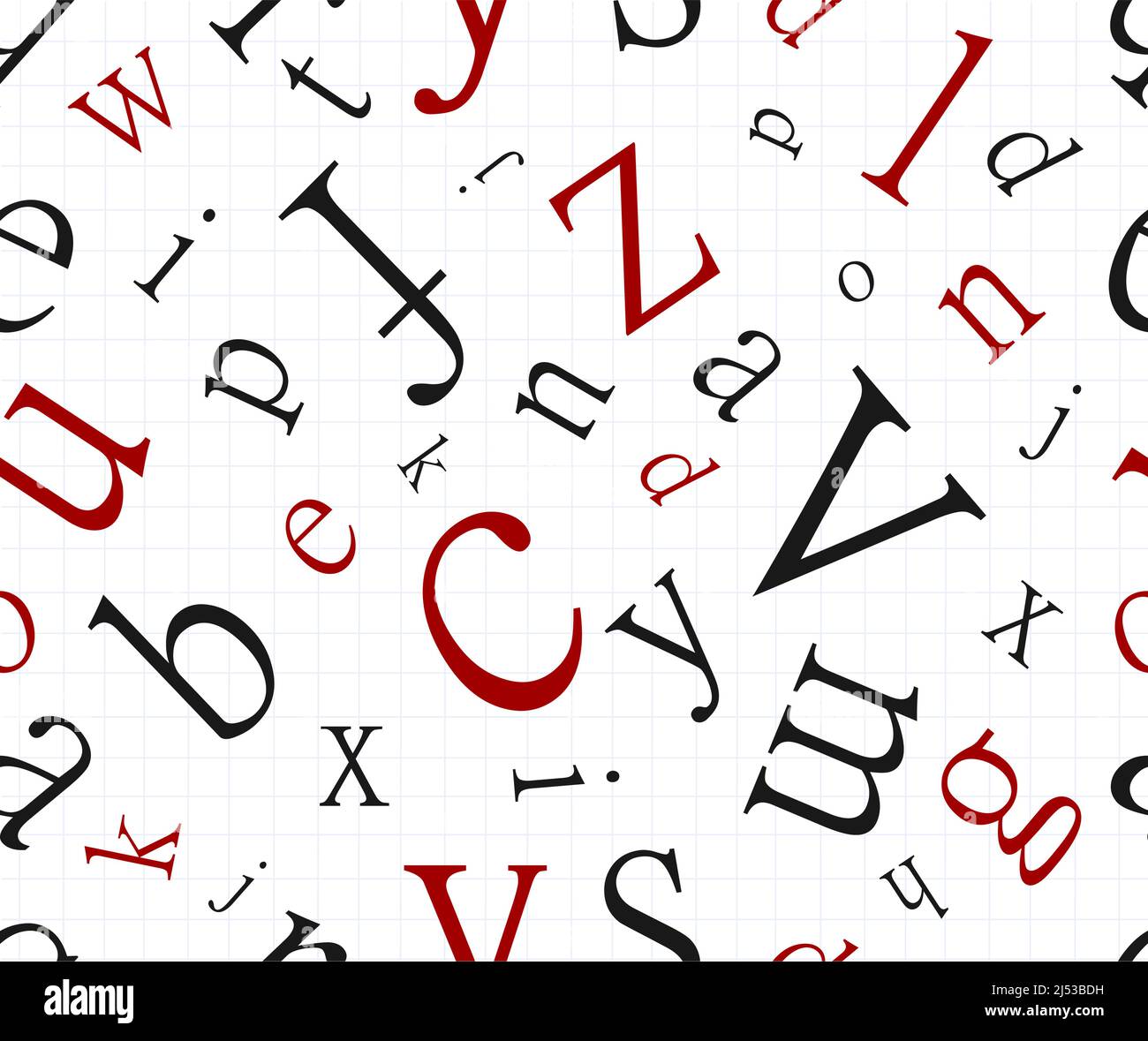 Alphabet seamless pattern Stock Vector Image & Art - Alamy