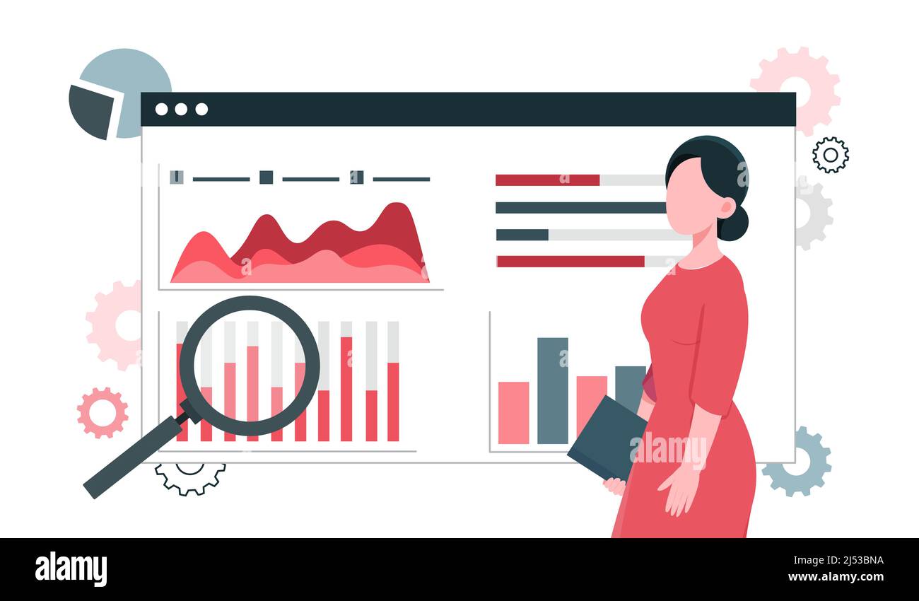 Business data analysis concept Stock Vector Image & Art - Alamy