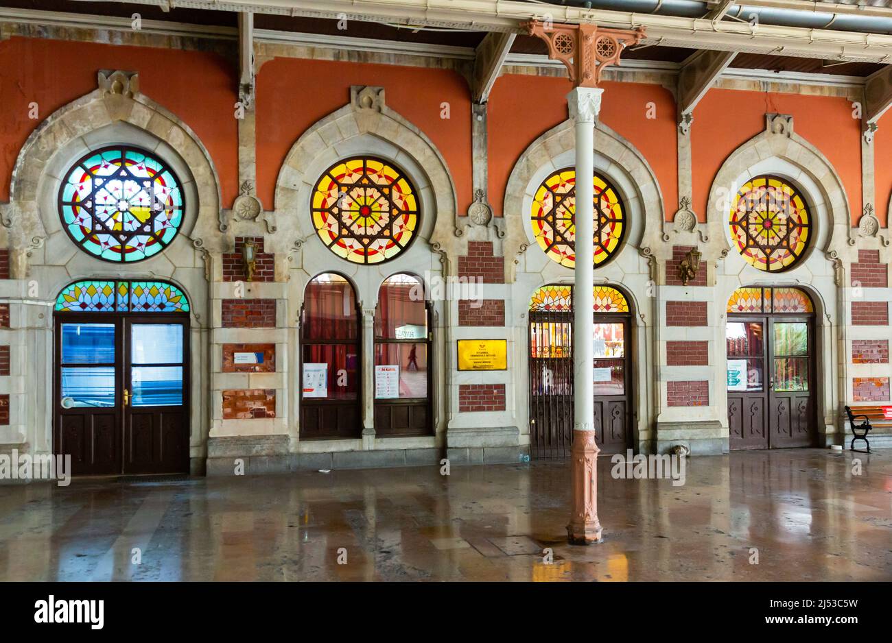 old railway station Sirkeci in Istanbul Stock Photo - Alamy
