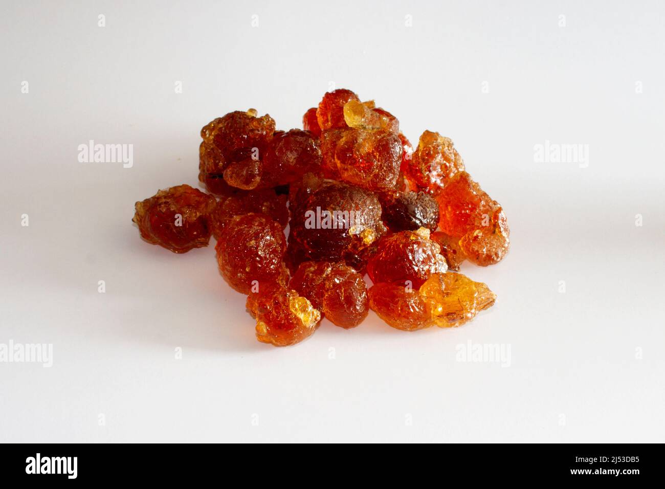gum arabic acacia senegal sudanese gum loose 2 on white background ...