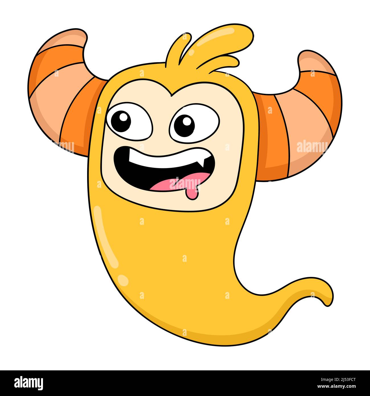 Cartoon monster face hi-res stock photography and images - Alamy