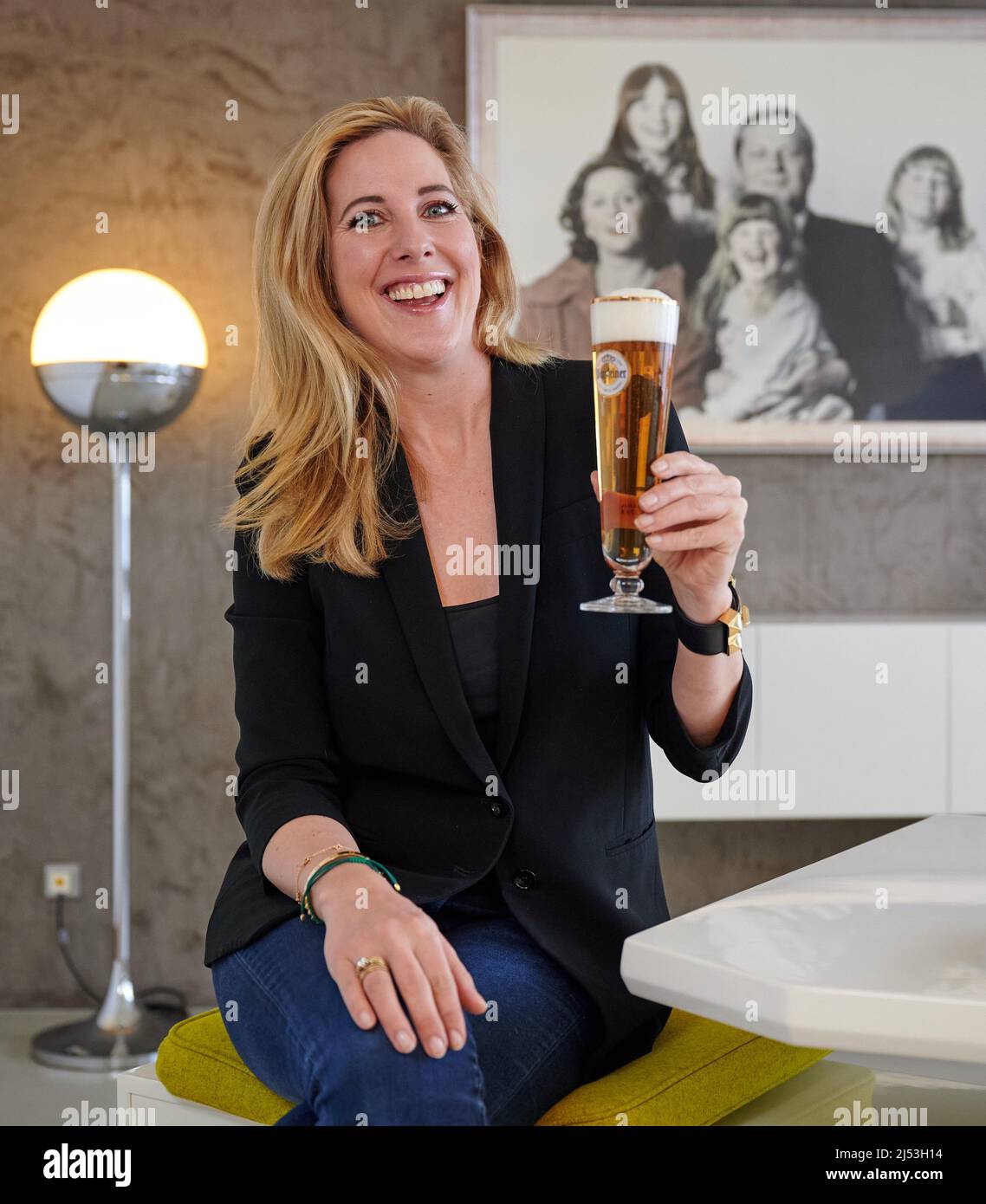 Warstein, Germany. 01st Apr, 2022. Catharina Cramer, owner of the ...