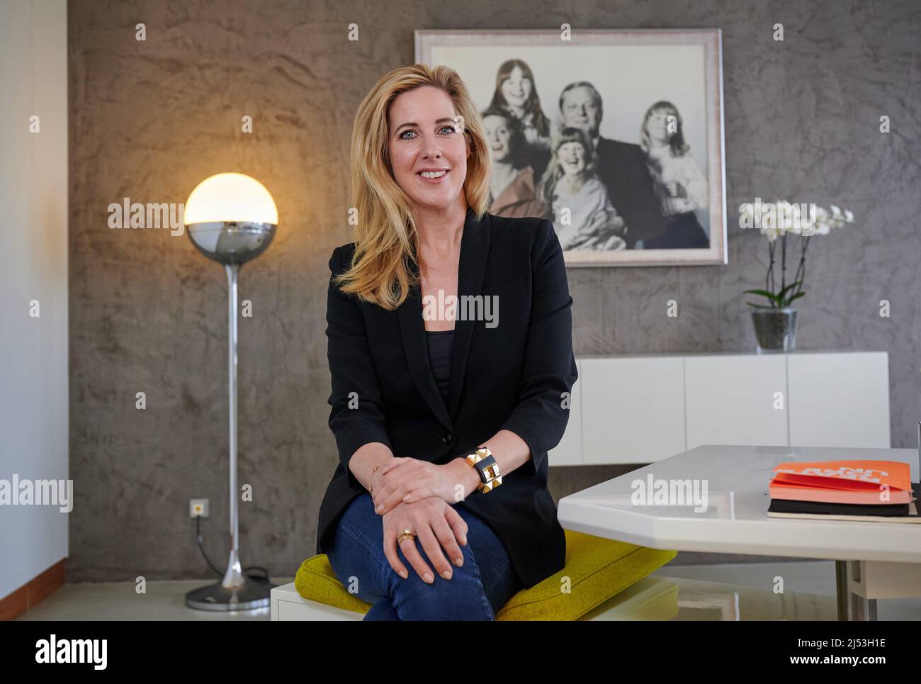 Warstein, Germany. 01st Apr, 2022. Catharina Cramer, owner of the ...