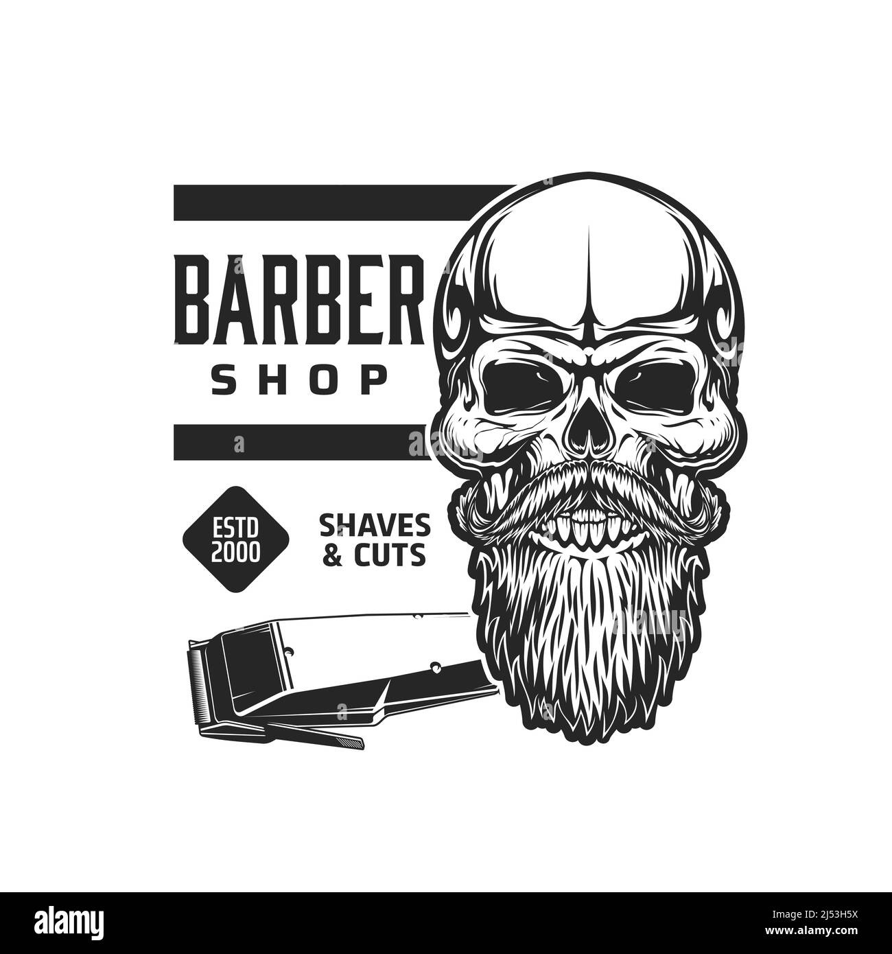 Bearded skull hi-res stock photography and images - Alamy
