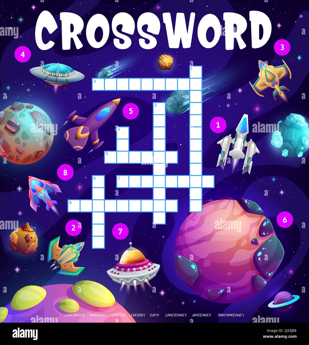 Space Shuttle Word Search