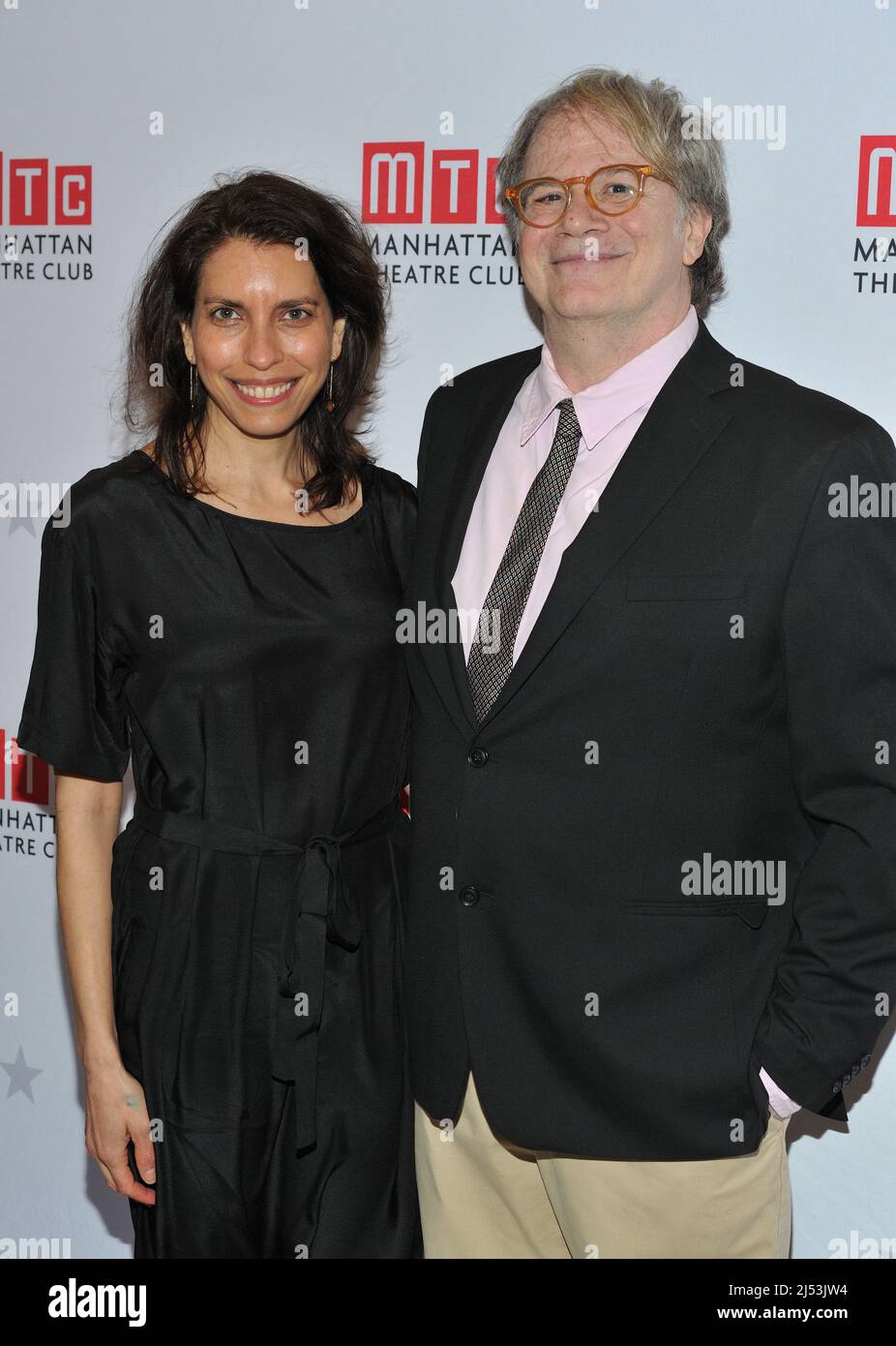 New York, USA. 19th Apr, 2022. L-R: Sarah Stern and guest attend the ...