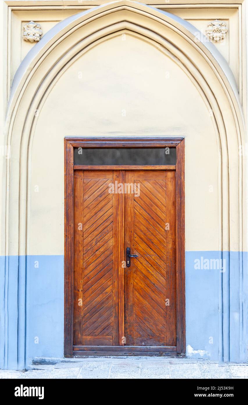 The doors of the city of old Lviv in Ukraine . Original authentic doors ...