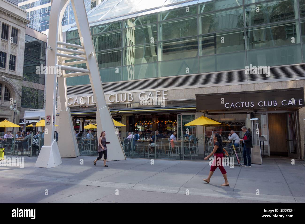 Cactus Club Cafe in downtown Calgary, Alberta Stock Photo - Alamy