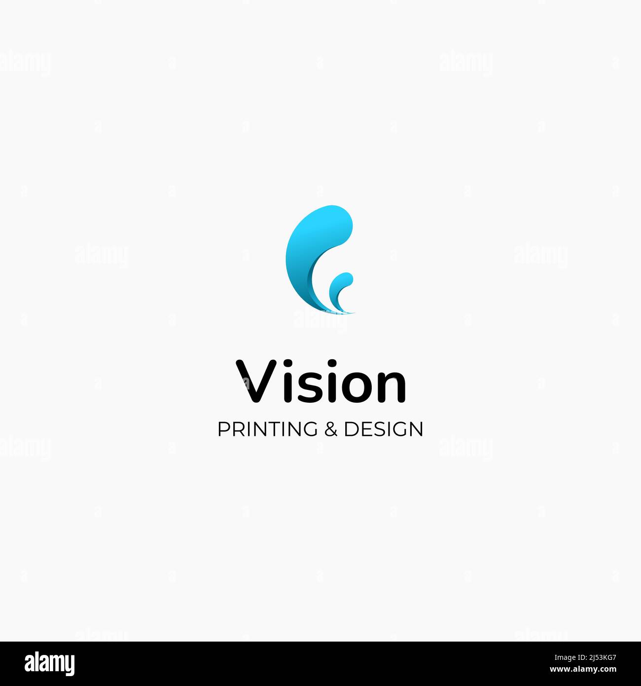 letter V abstract logo design and ink Stock Vector Image & Art - Alamy