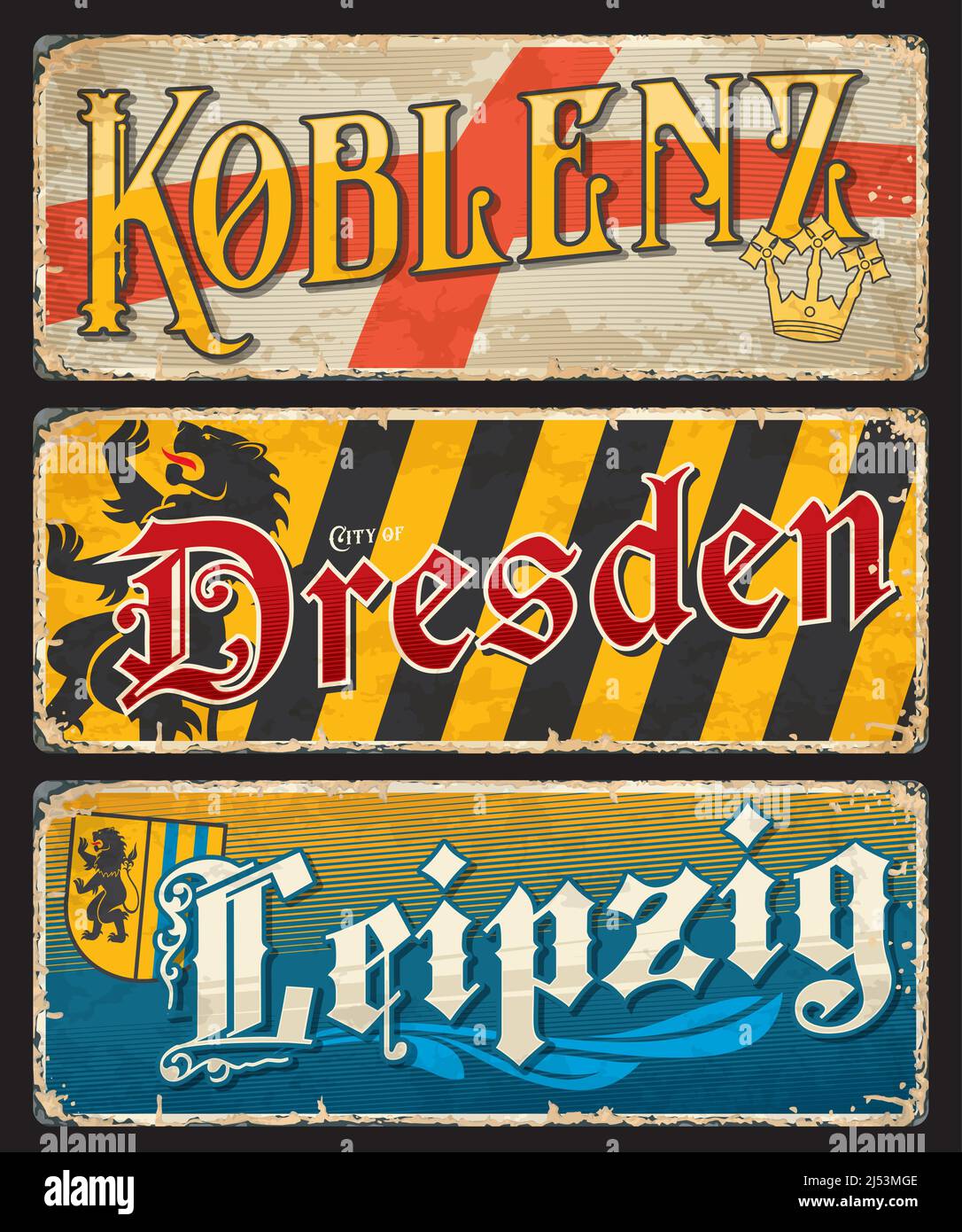 Coat of arms of leipzig Stock Vector Images - Alamy