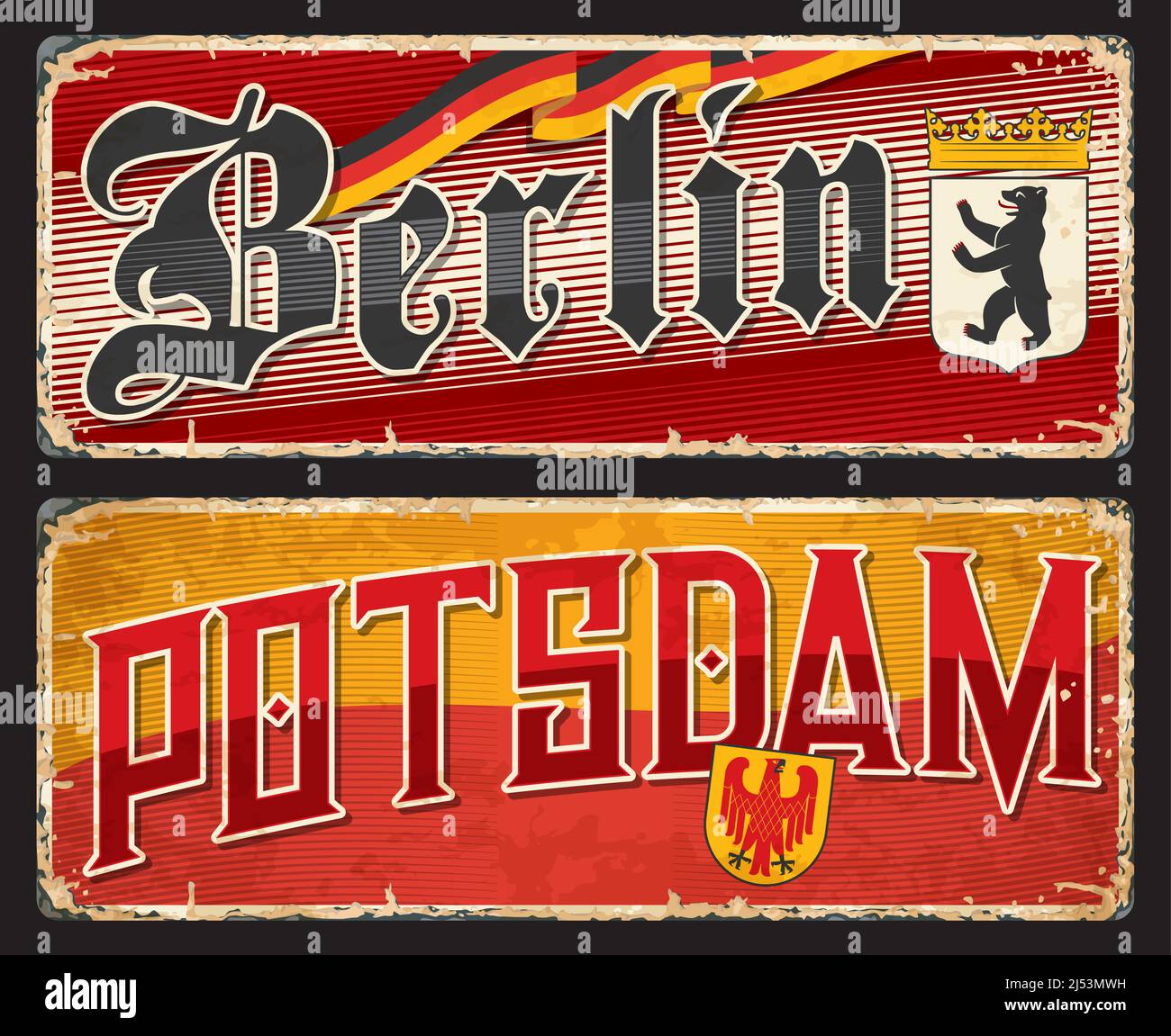 Vintage potsdam poster hi-res stock photography and images - Alamy