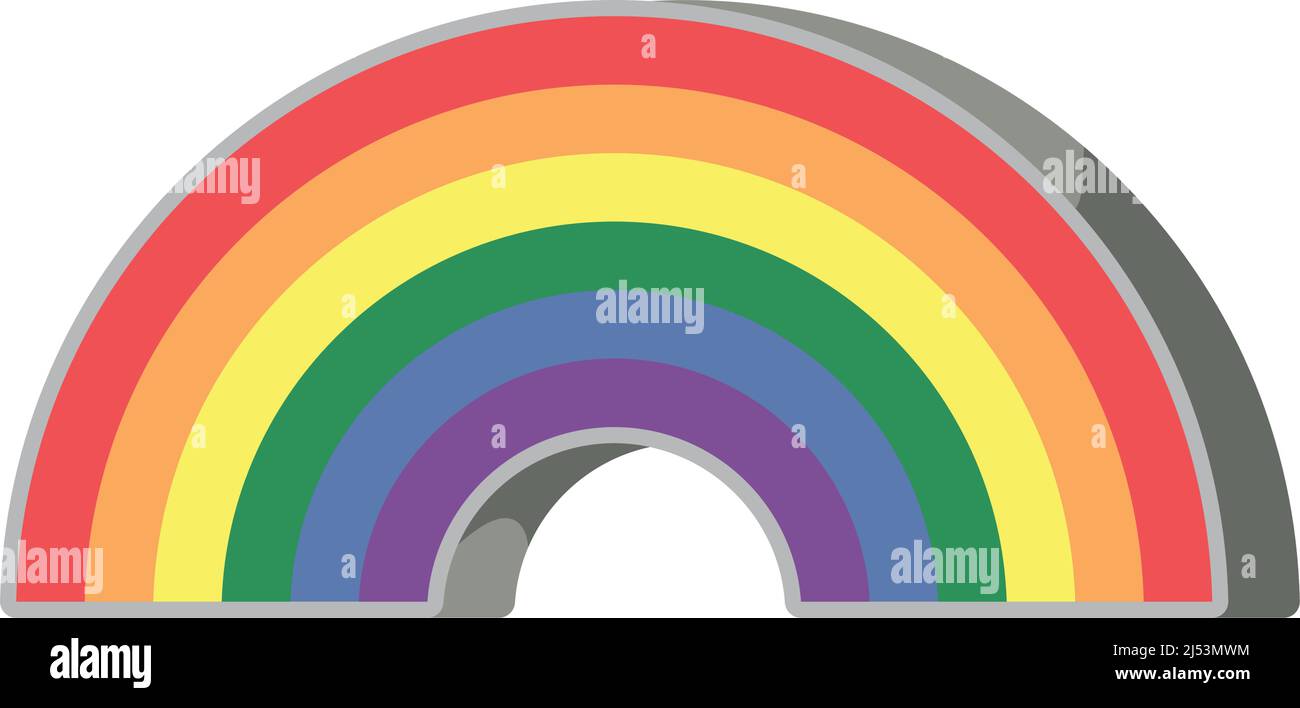 Lgtbiq rainbow flag Stock Vector Images - Alamy