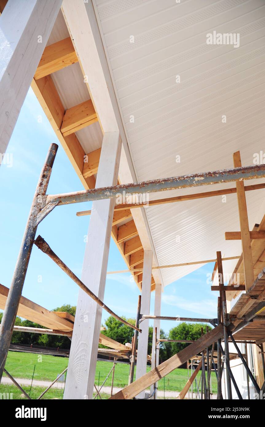 Soffit and Fascia Installation Stock Photo - Alamy