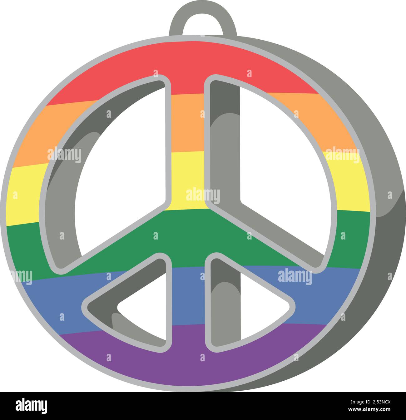 lgtbiq flag in peace symbol Stock Vector Image & Art - Alamy