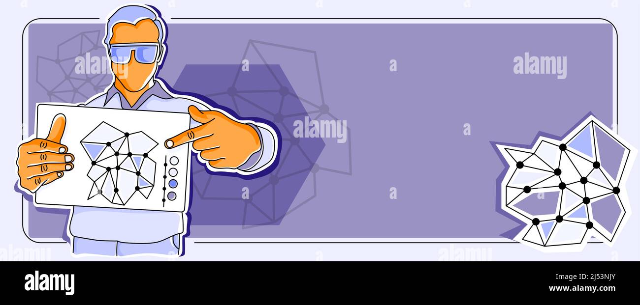 Businessman holding paper pointing at chart displaying successful ...