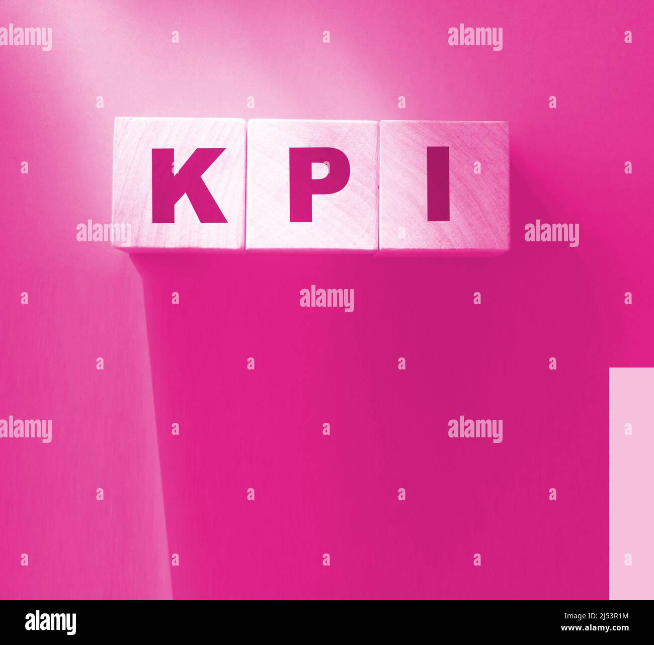 KPI - wooden blocks with letters, key performance indicator KPI concept ...