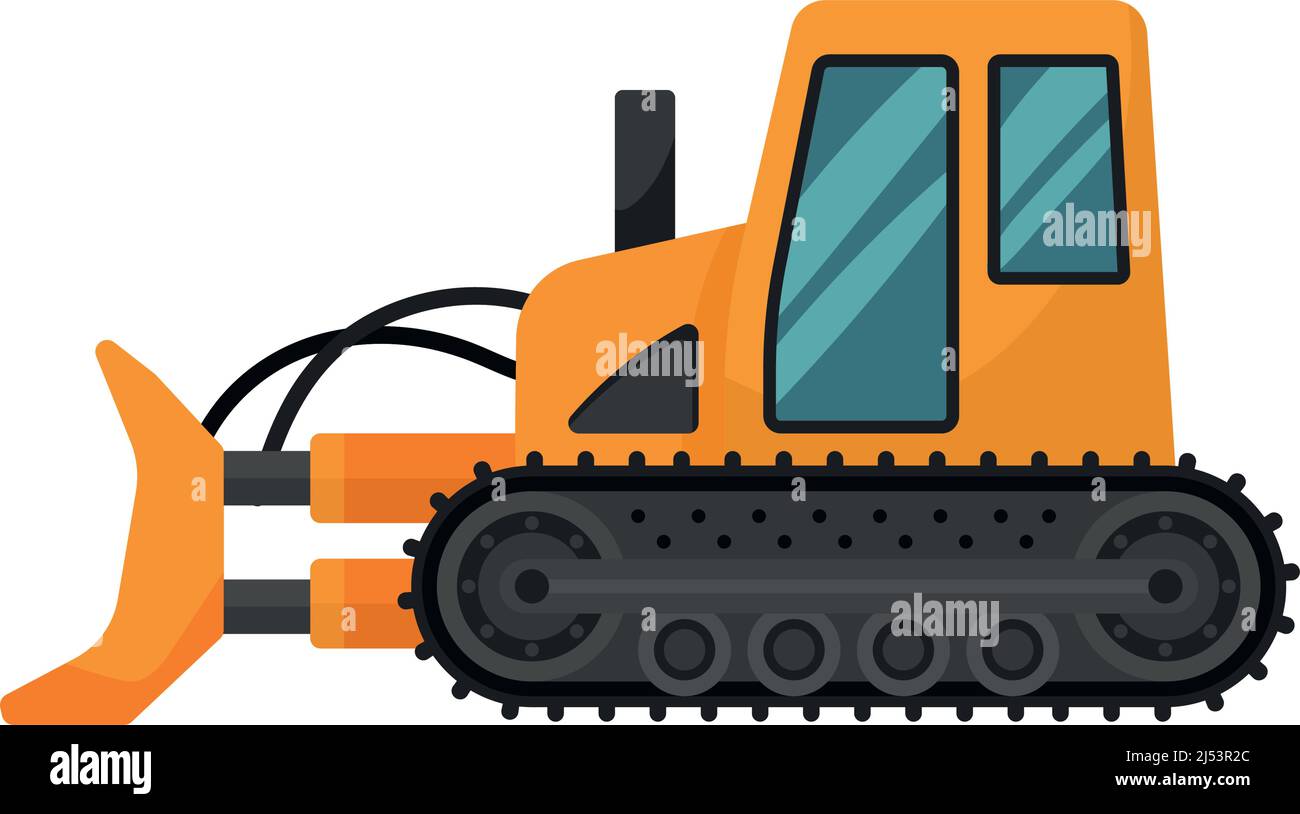 crawler dozer vehicle construction Stock Vector Image & Art - Alamy