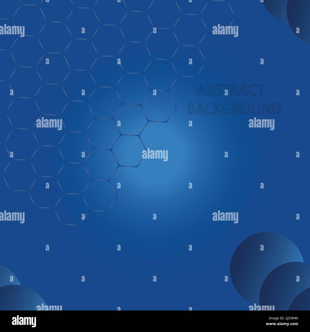 Abstract blue technology concept vector background. Digital image of ...