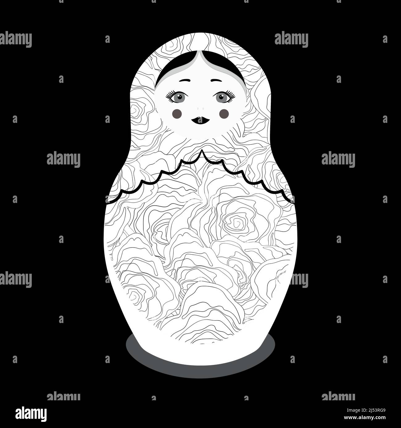 Doll lips Stock Vector Images - Alamy