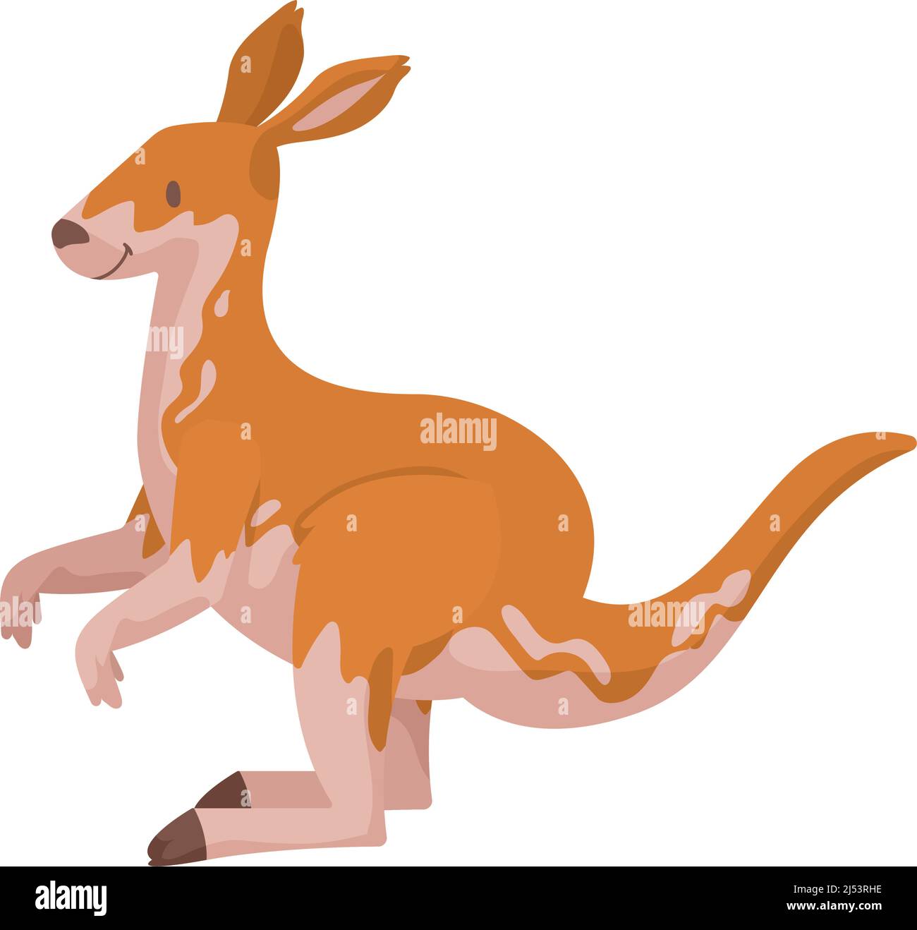 cute kangaroo animal kid Stock Vector Image & Art - Alamy