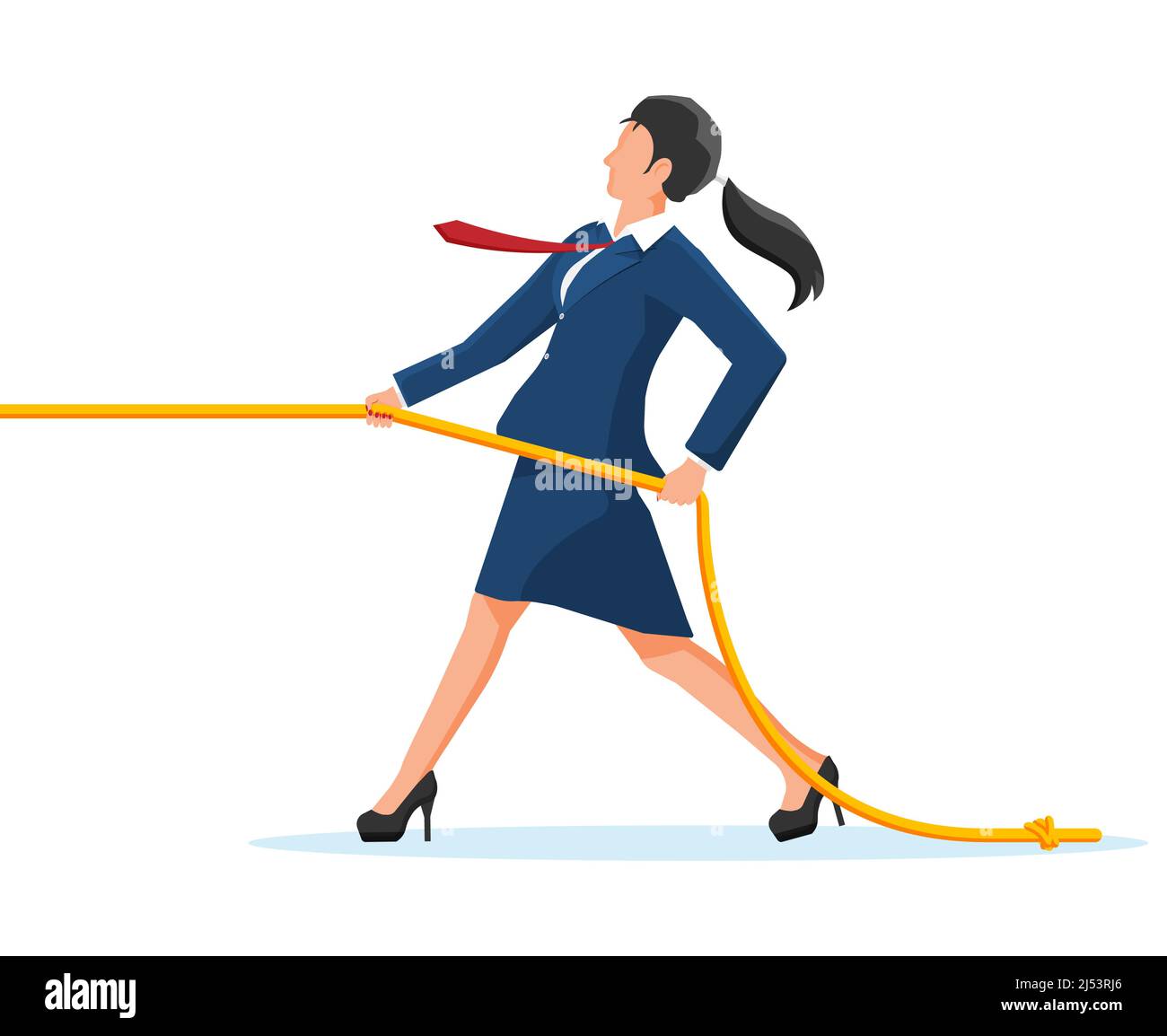 Strength pull pulling competition Stock Vector Images - Alamy