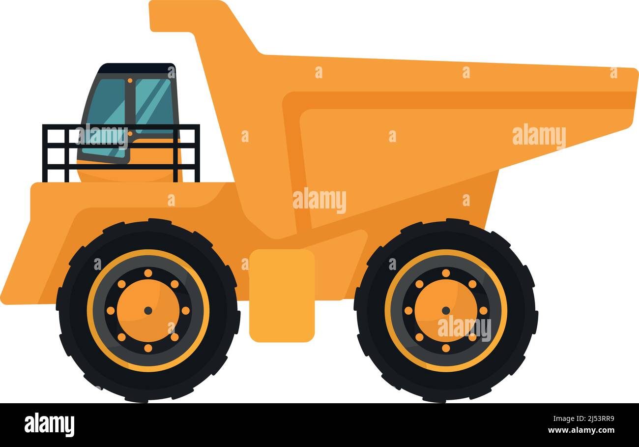 Rigid dump truck Stock Vector Images - Alamy