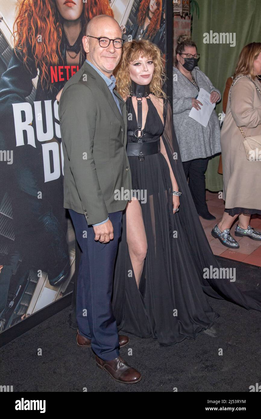 NEW YORK, NEW YORK - APRIL 19: Peter Friedlander and Natasha Lyonne ...