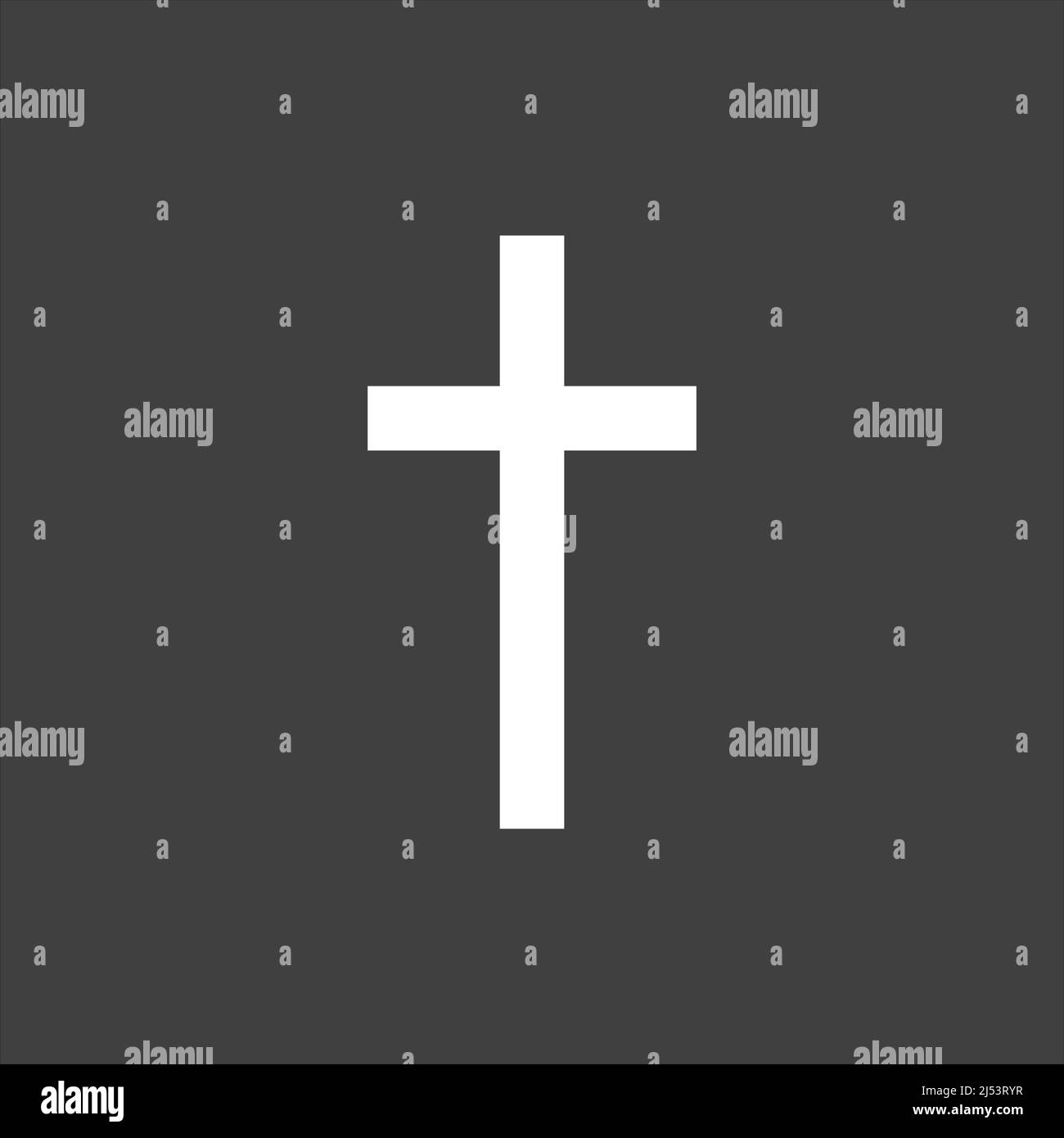 Abstract image of jesus on the cross Black and White Stock Photos ...